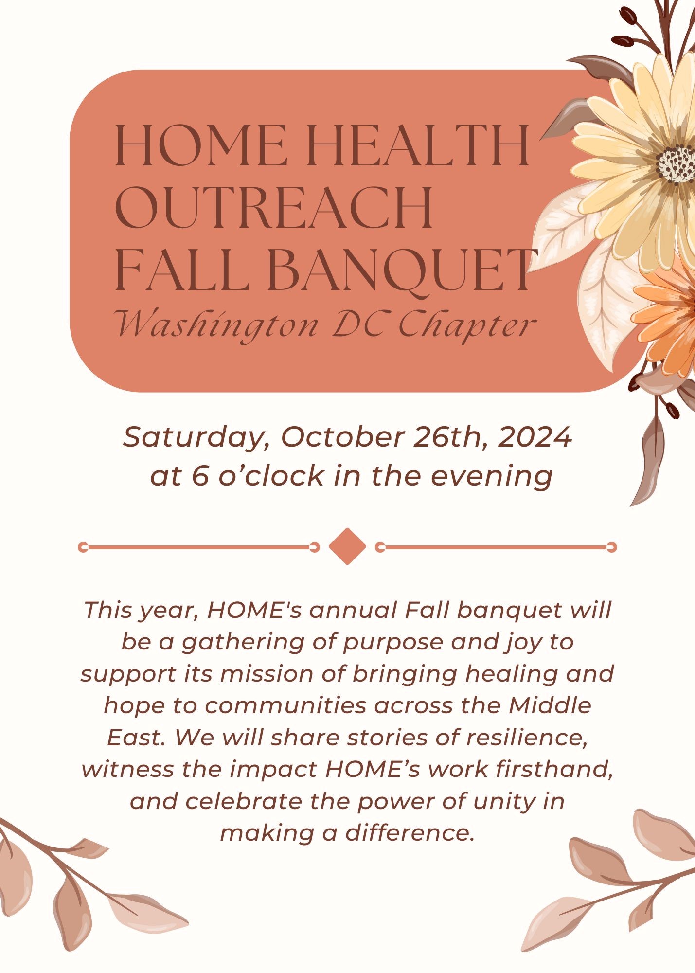 Health Outreach to the Middle East - Washington DC Chapter